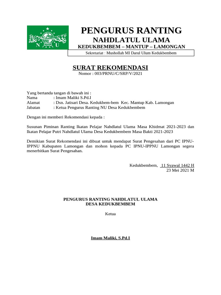 Rekom Prnu Kedukbembem Fix | PDF