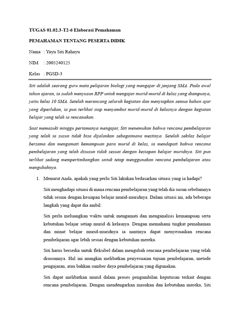 TUGAS 02 Elaborasi T2 PPD | PDF