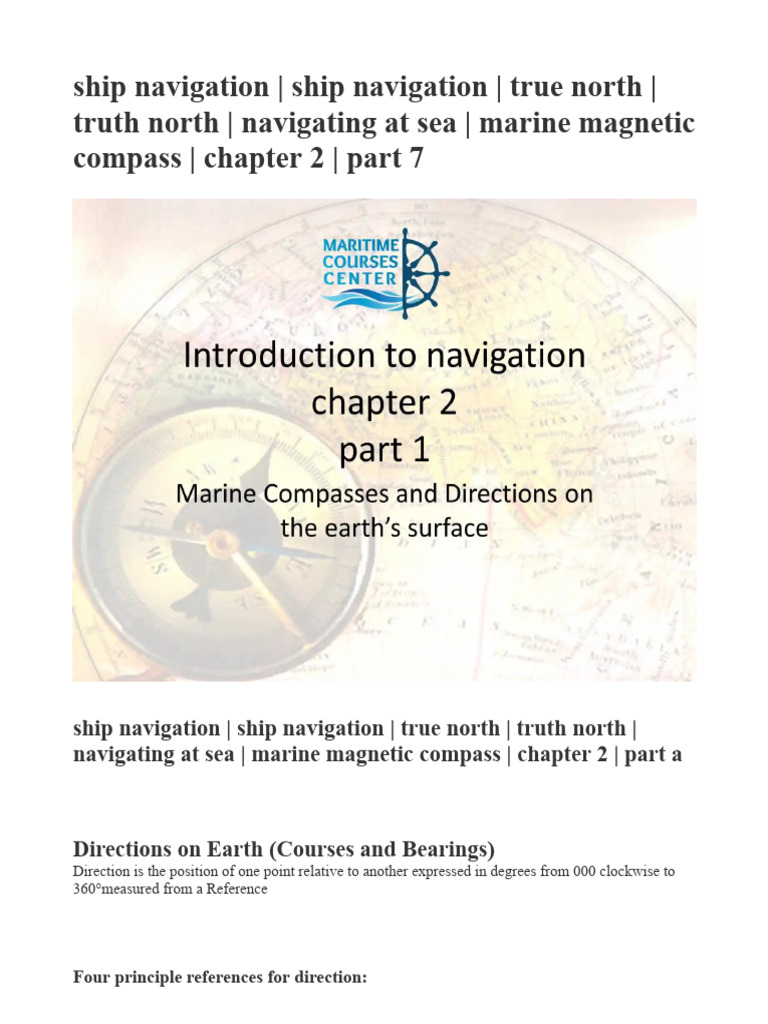 Terrestrial Nav | PDF