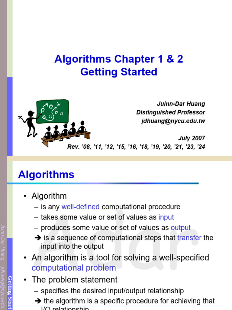 Algorithm Chap 01-02 | PDF