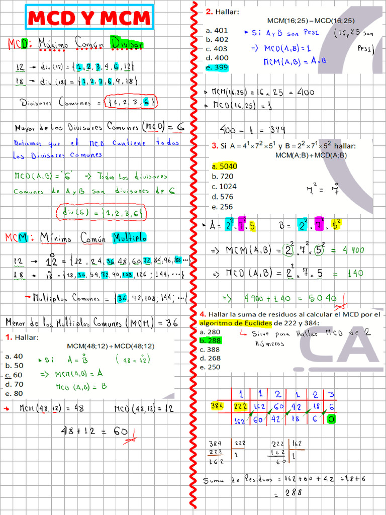 MCD MCM Mañana 1 | PDF