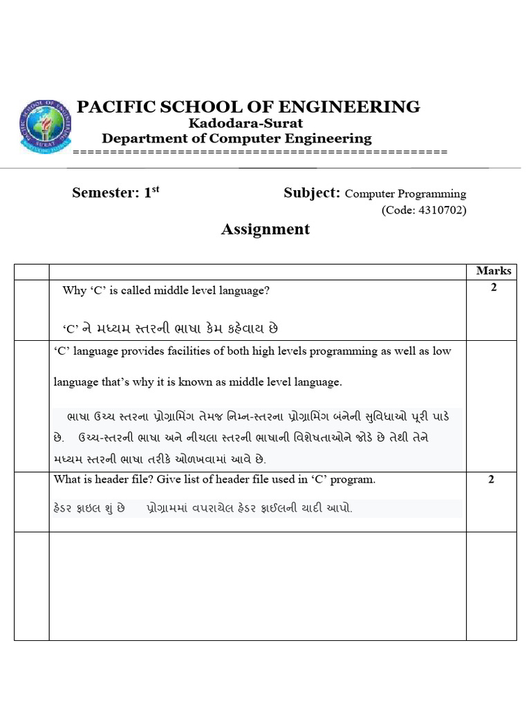 QUESTION BANK Computer Programming | PDF QUESTION BANK Computer Programming | PDF