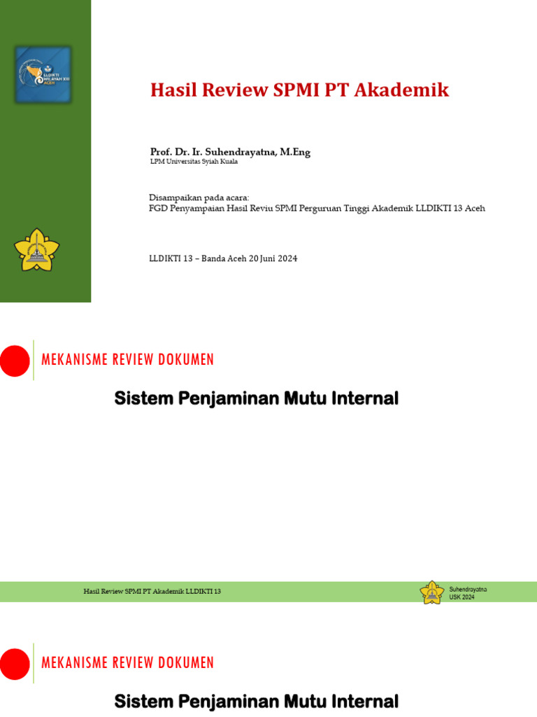 Review SPMI PT | PDF