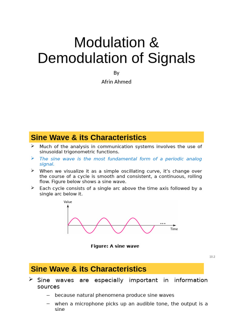 ADC Lecture 3 | PDF | Modulation | Teaching Methods & Materials
