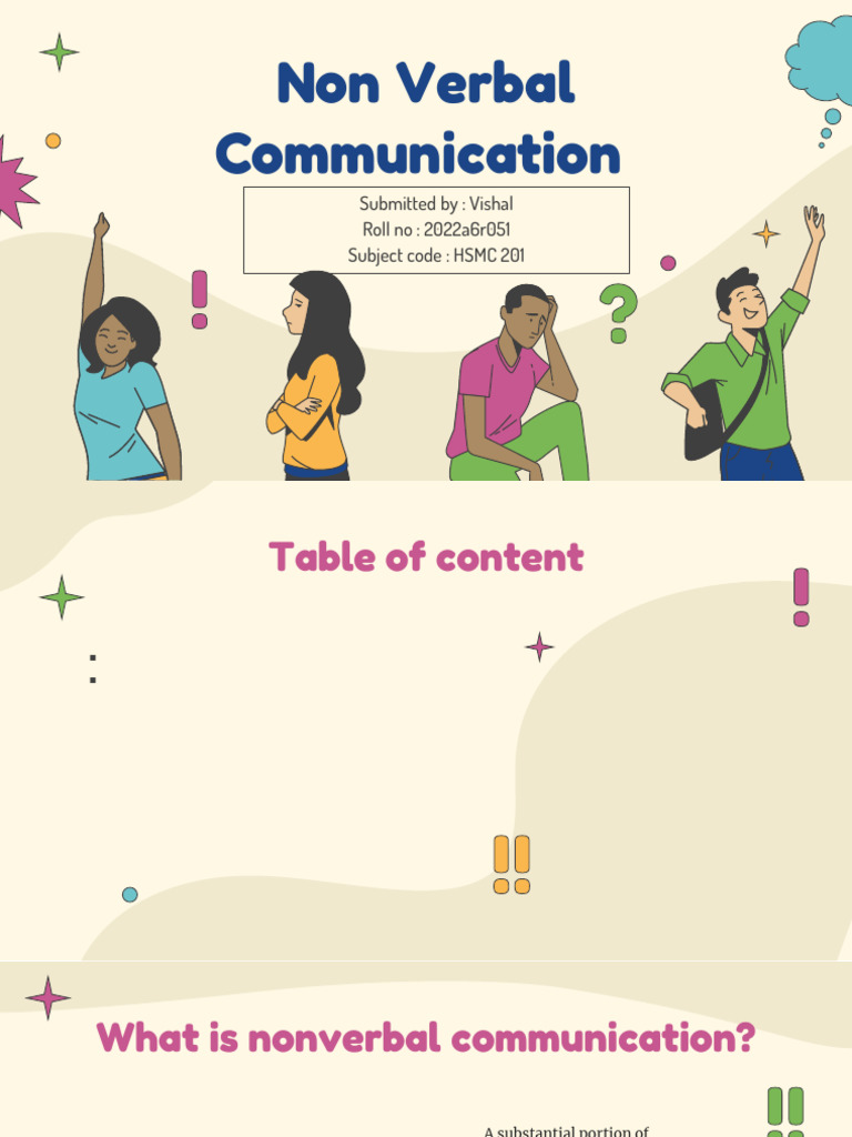 Assignment 2 HSMC | PDF | Nonverbal Communication | Self-Improvement