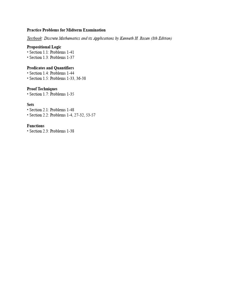 CSE 2213 Midterm Practice Problem | PDF