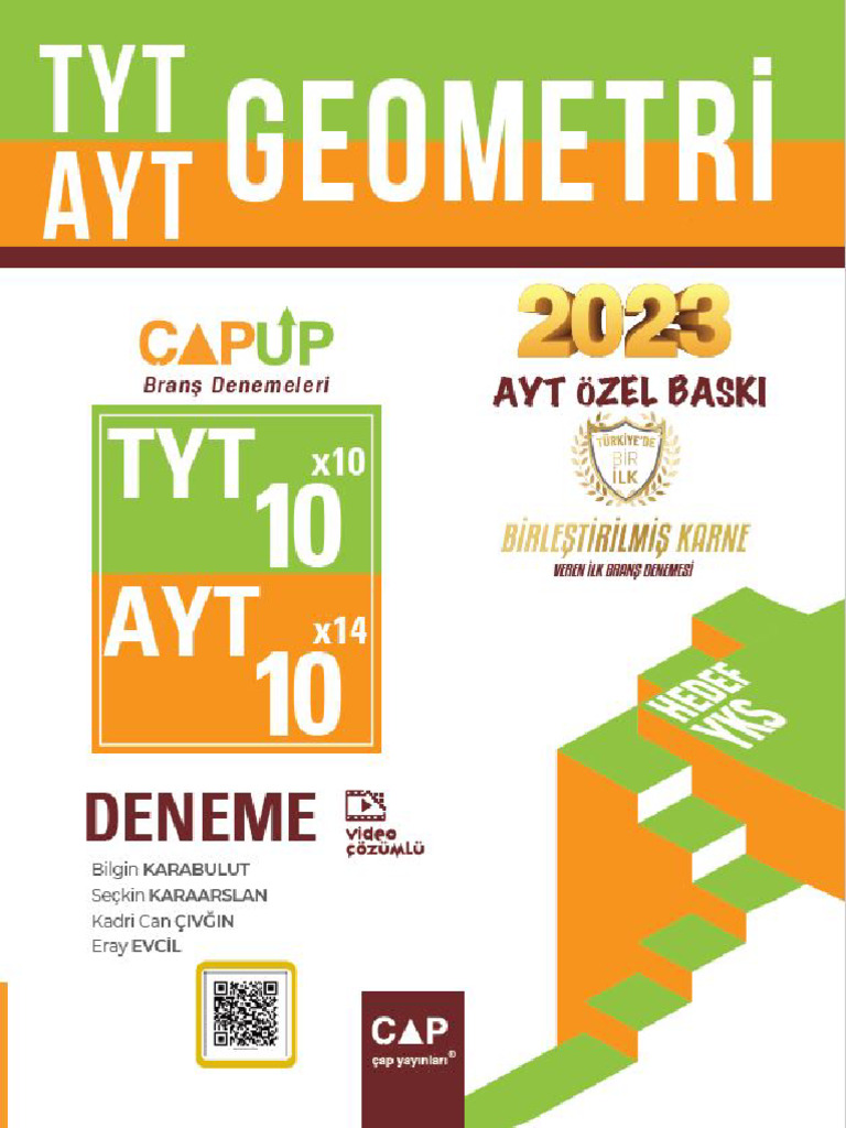 Tyt Ayt Geometri̇ Denemeleri̇ (10 Tyt-10 Ayt) | PDF