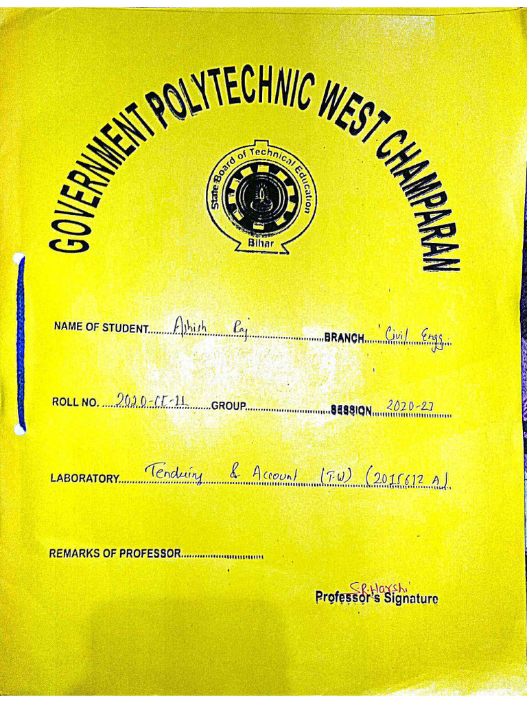 Experiment 1 T&A Term work | PDF