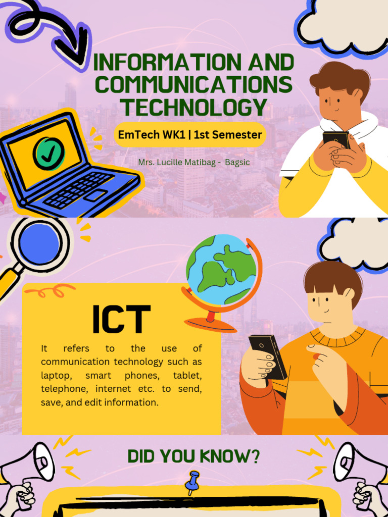 Emtech Wk1 - Ict | PDF