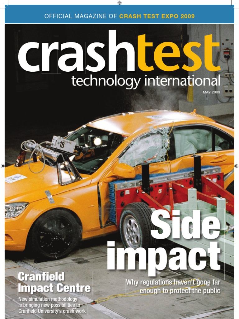 Crash Test Technology May09 | PDF | Traffic Collision | Airbag