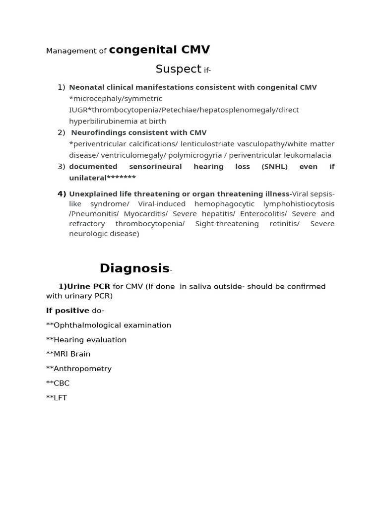 CMV RDT | PDF