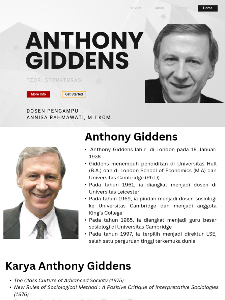 Anthony Giddens | PDF
