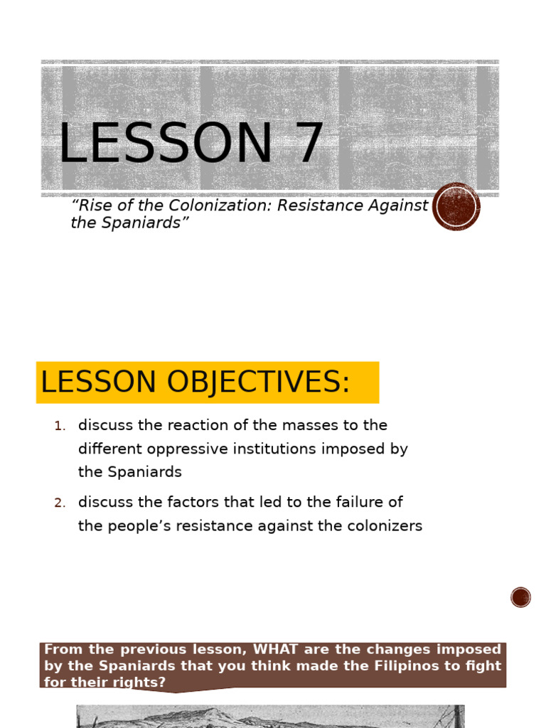 Ls7 - Responses To Colonization | PDF