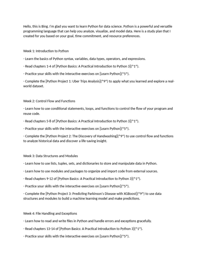 Data Science Road Map | PDF