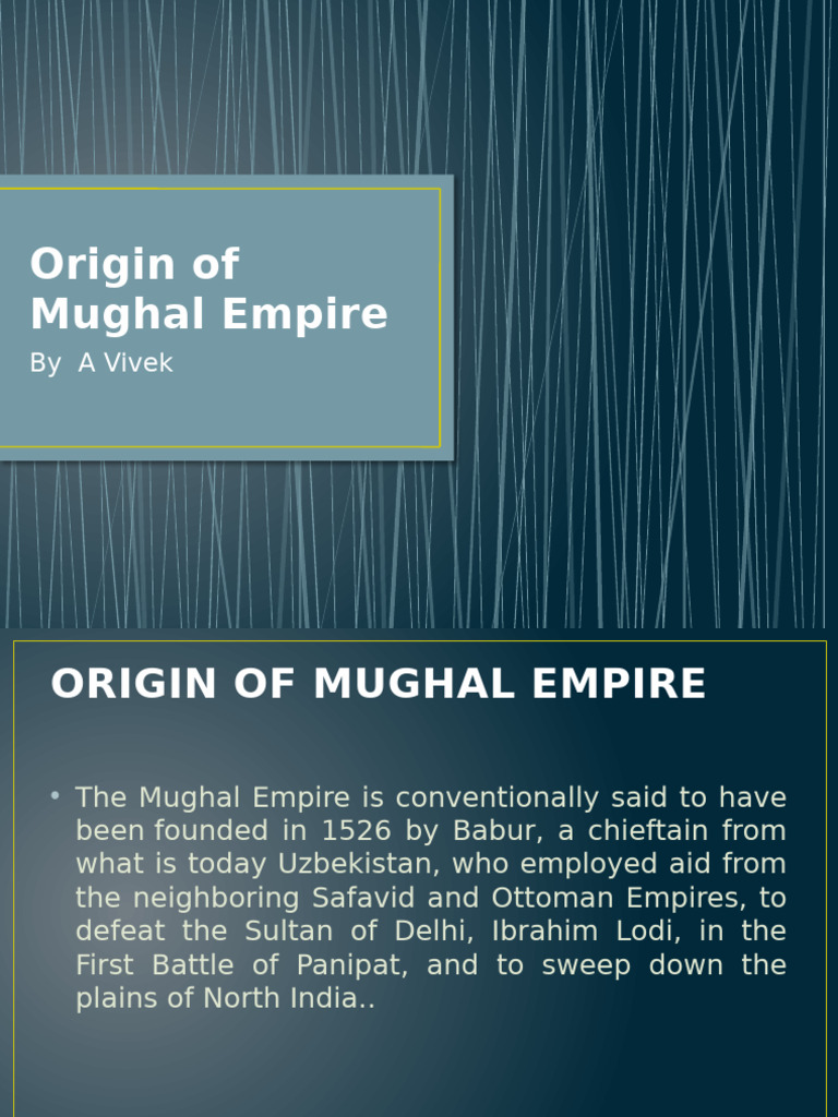 Origin of Mughal Empire | PDF