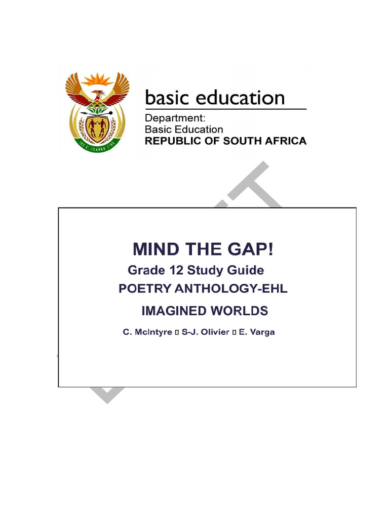 Official Grade 12 Poetry Guidelines | PDF