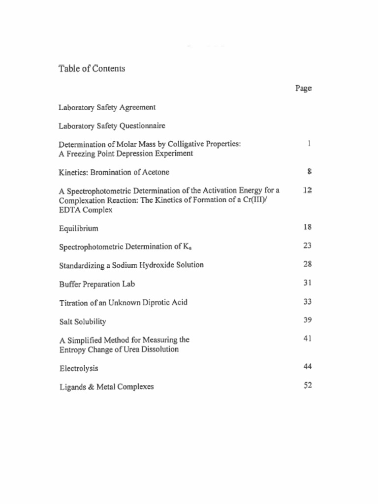 CHEM 2 LAB Manual | PDF