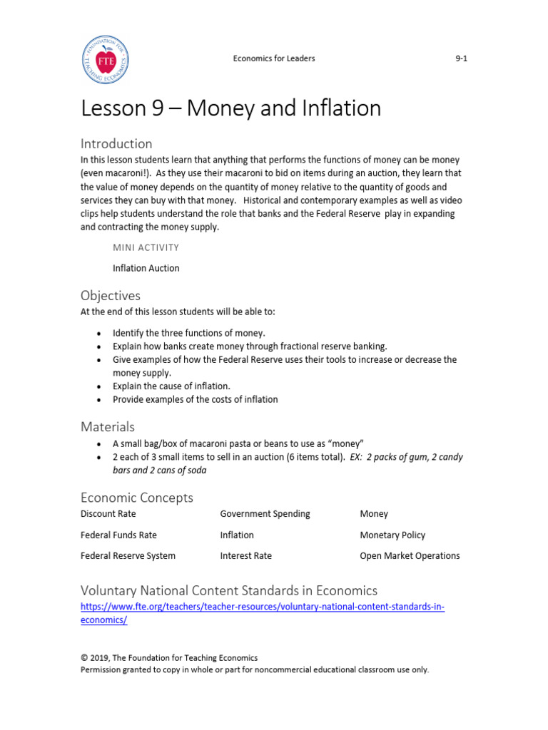 EFL Topic 9 Lesson Guide 2019 | PDF