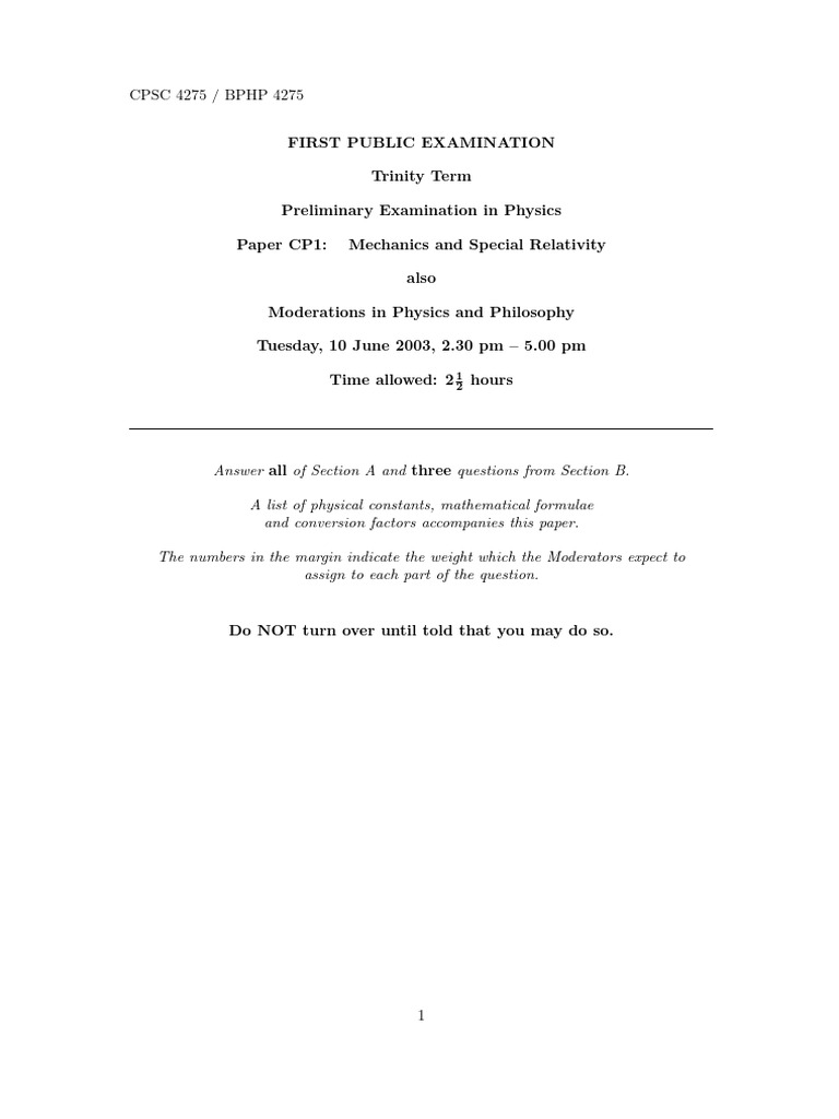 Prelims CP1 Compilation (2003 - 2022) | PDF