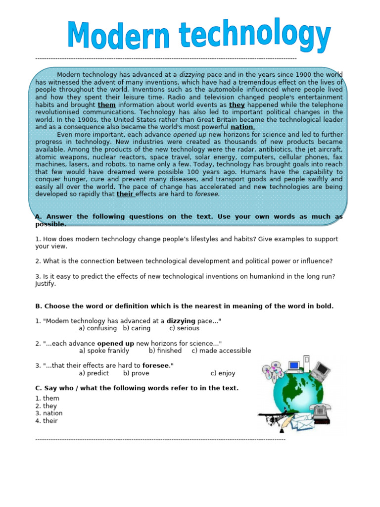 Modern Technology | PDF