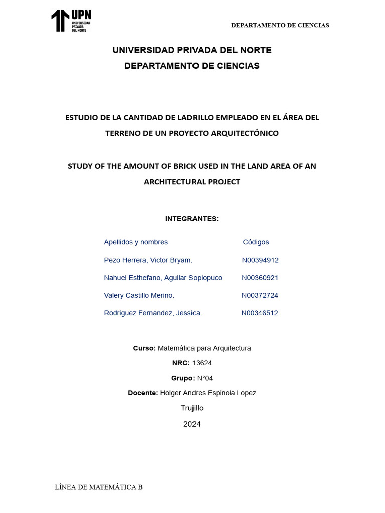 Plantilla - Informe Final | PDF