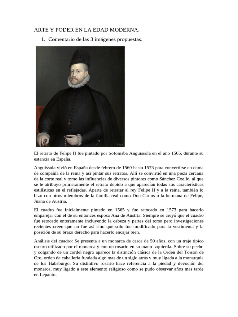 Arte y Poder en La Edad Moderna | PDF