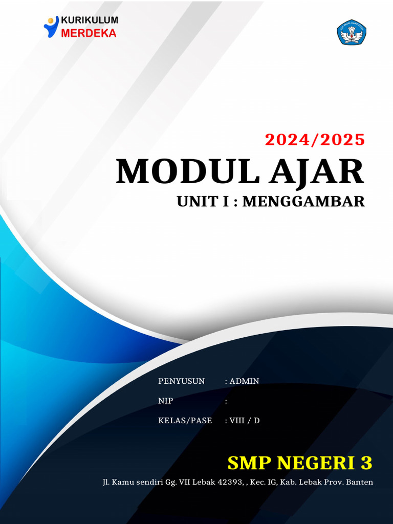 1 Ma Unit I Menggambar | PDF