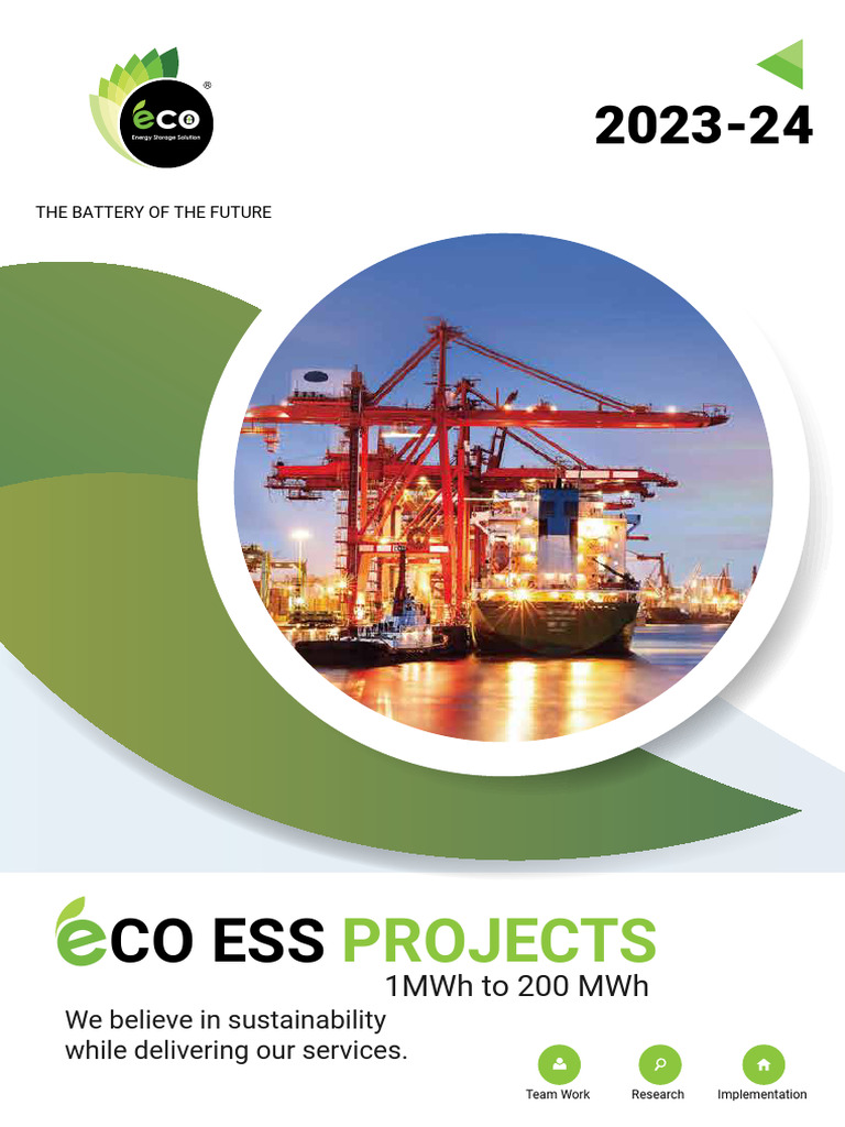 Project Catalogue 2023 ECO ESS | PDF