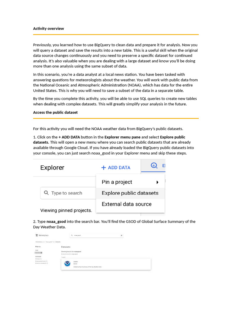 Activity Overview | PDF