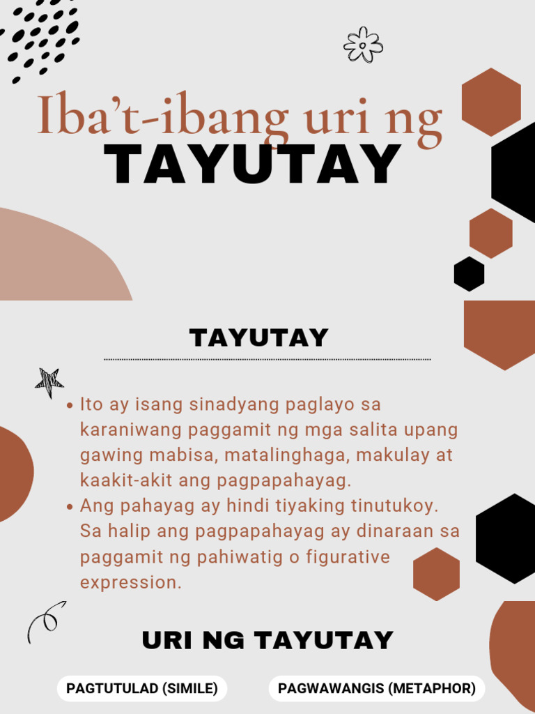 Tayutay 2 | PDF