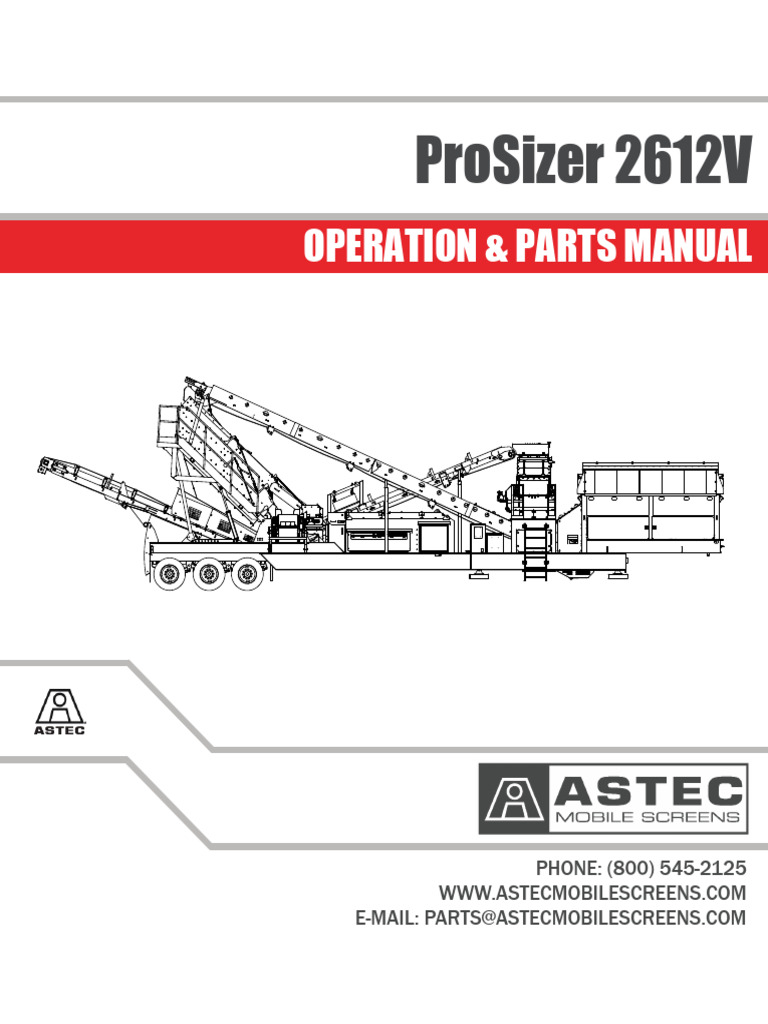 AMS - Prosizer - 2612V - 3136 Electric - OM - PA | PDF