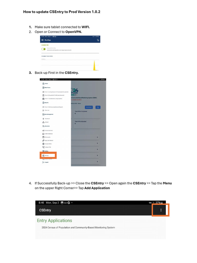 How To Update CSEntry To Prod Version 1 | PDF