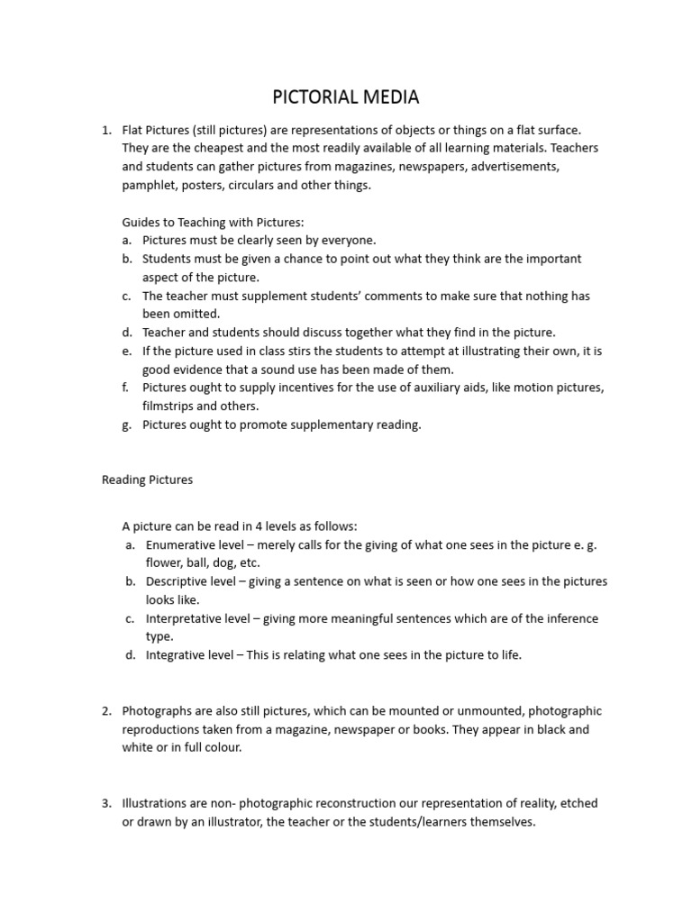 Pictorial-Media | PDF | Cognition | Social Science