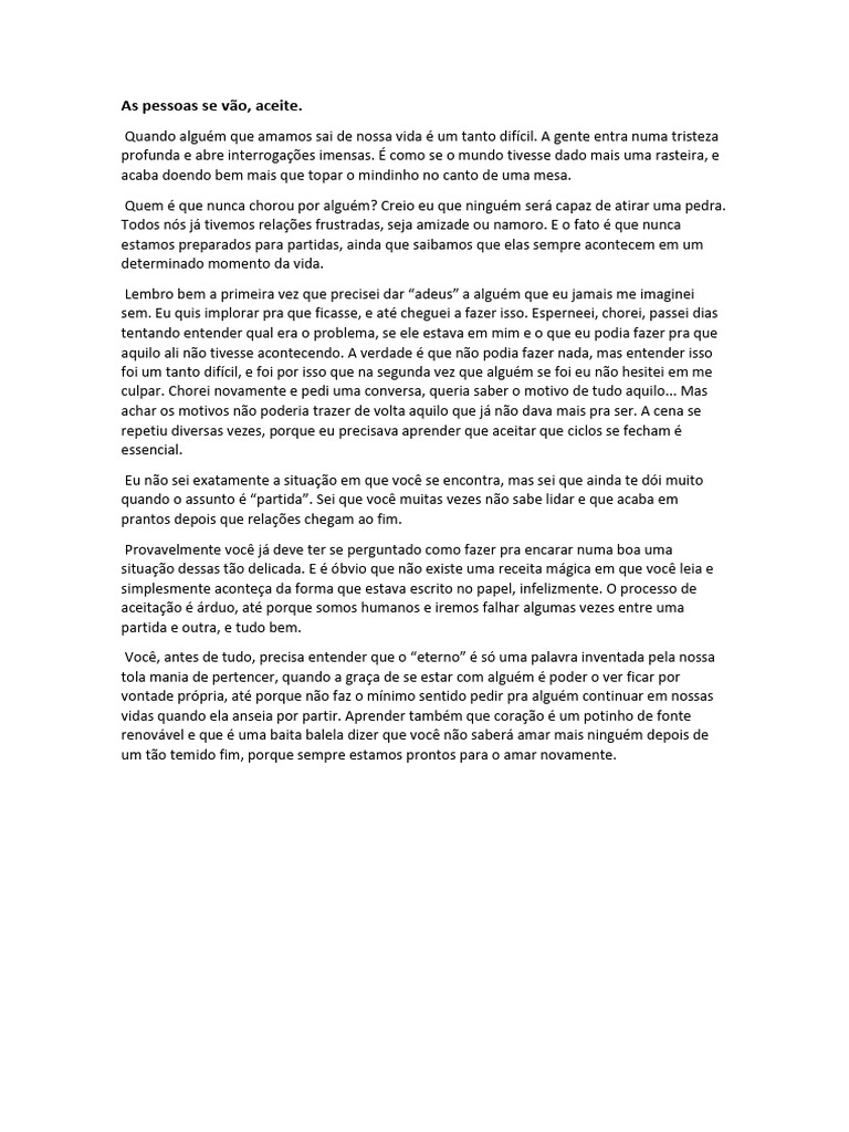 Voc Consegue Ser Feliz Se Me Lecom | PDF