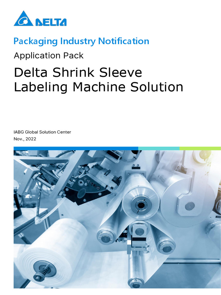 Packaging Industry Notification - Delta Shrink Sleeve Labeling Machine ...