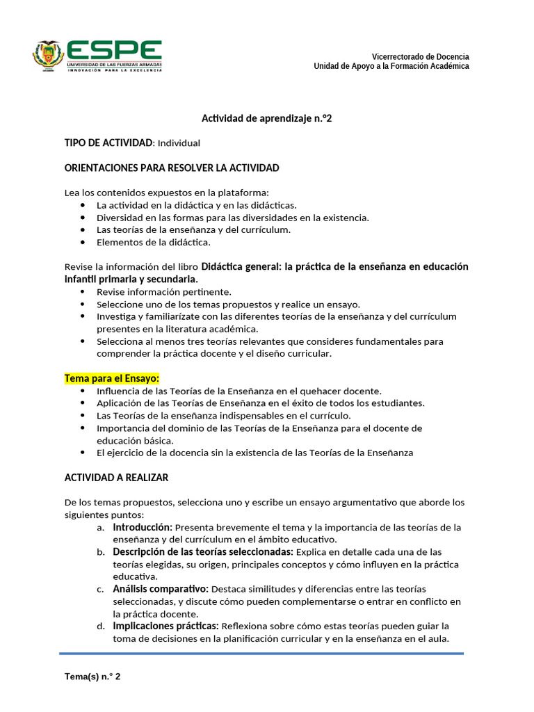 Actividad Entregable 2 | PDF