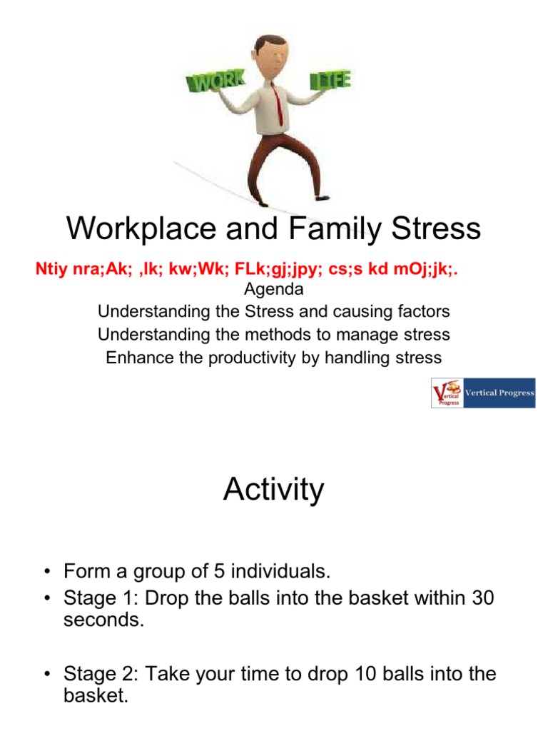 Workplace and Family Stress | PDF | Lifestyle