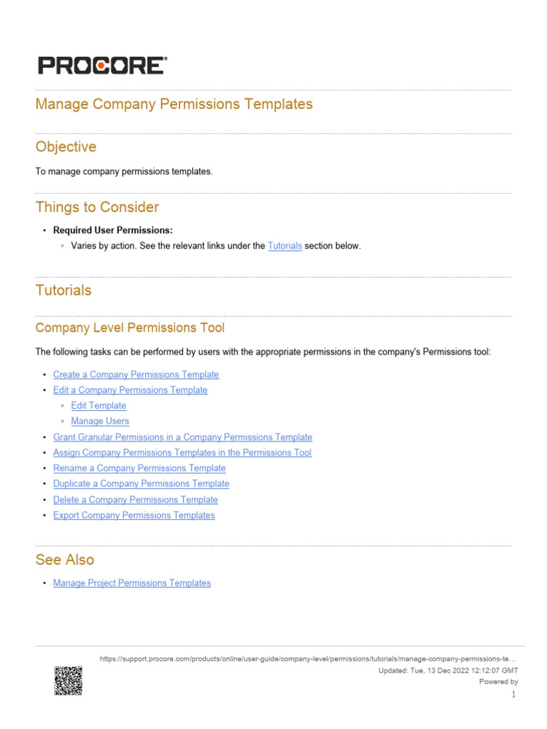 008- Manage Company Permissions Templates | PDF 008- Manage Company Permissions Templates | PDF
