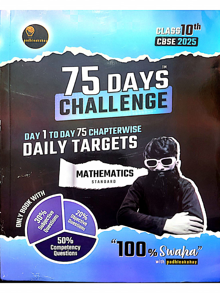 Maths 75 Days Challenge Padhle Akshay by @freekitaab10th | PDF