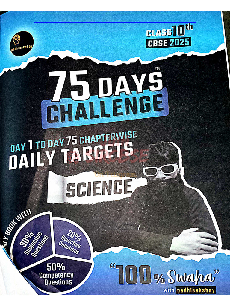 Science 75 Days Challenge by @freekitaab10th | PDF