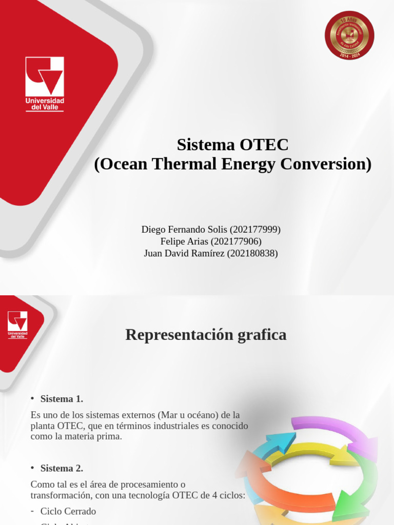 Expo. Sistema OTEC | PDF