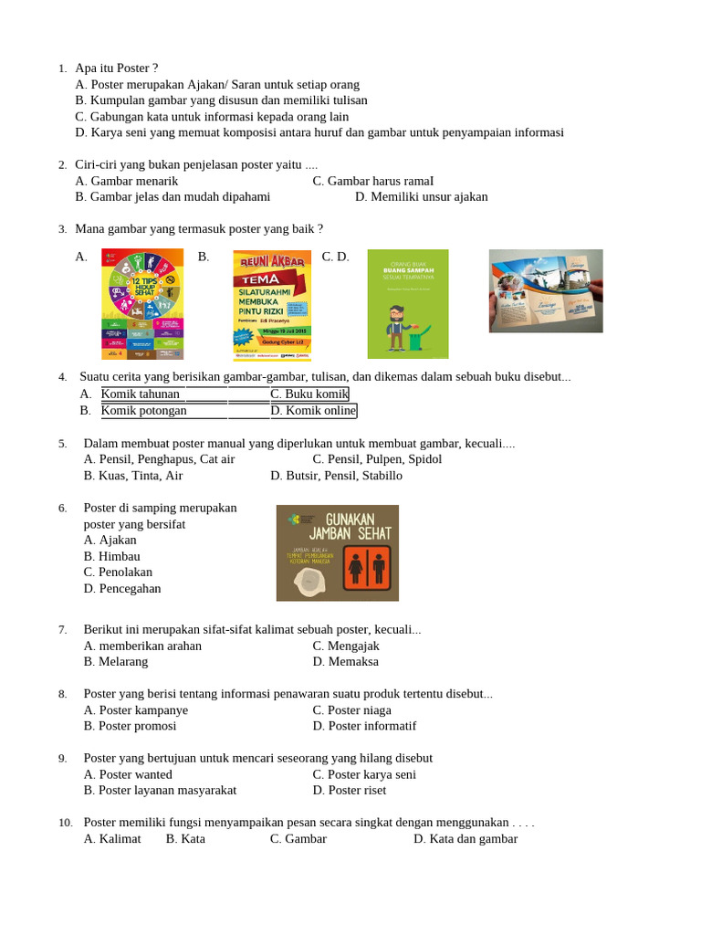 SOAL SBK KELAS 8 | PDF