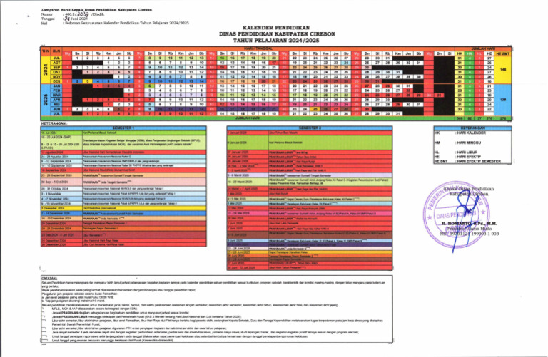 Kalender Pendidikan TA 2425-Halaman | PDF