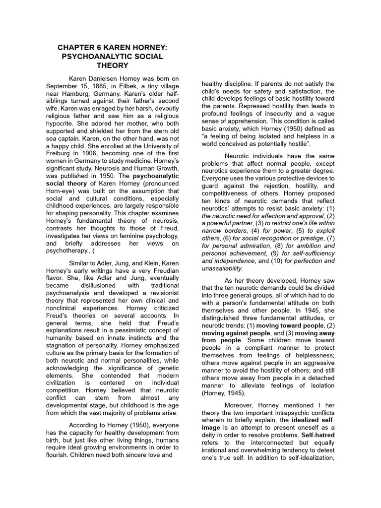 Chapt 6. HORNEY | PDF