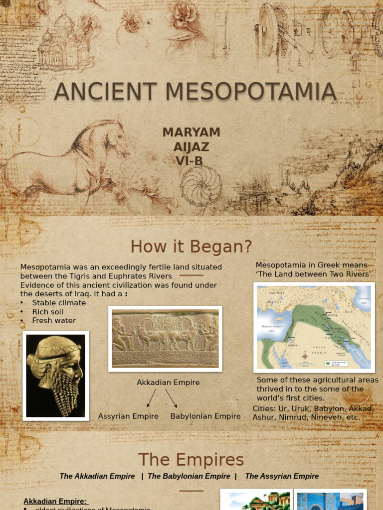 Final Ancient Mesopotamia Presentation | PDF