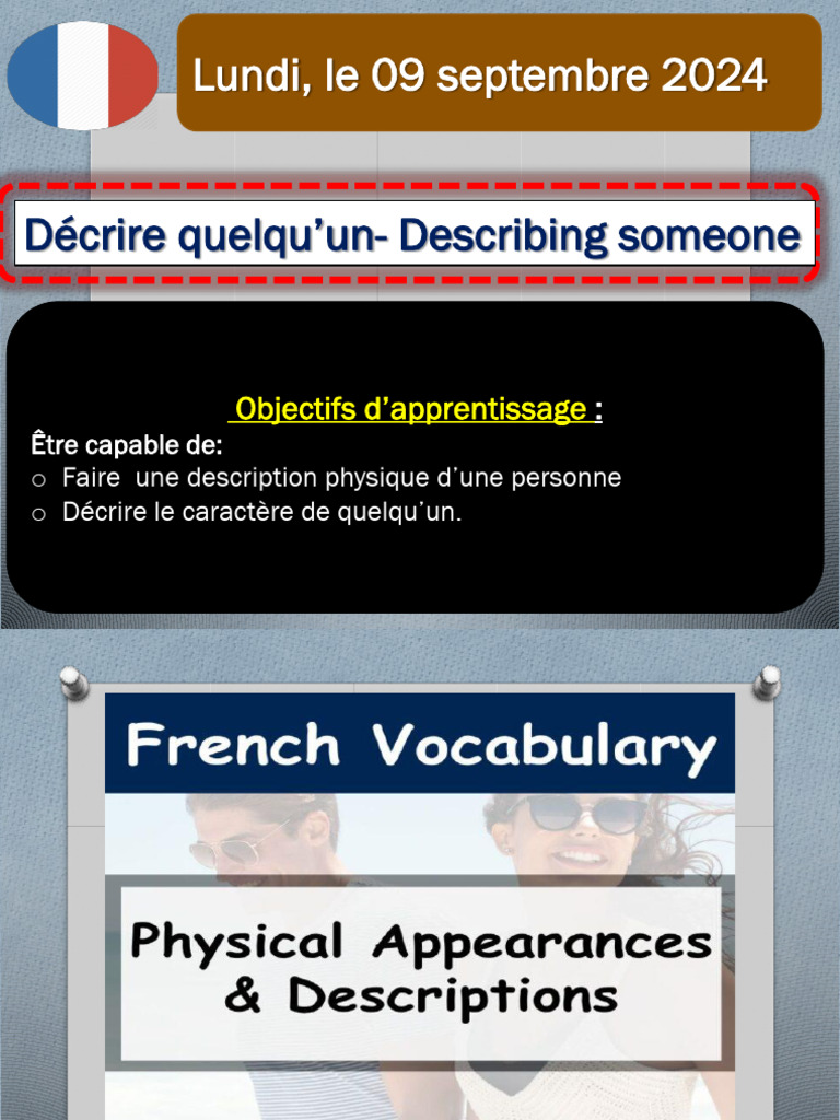 Description Physique Et Caractere | PDF