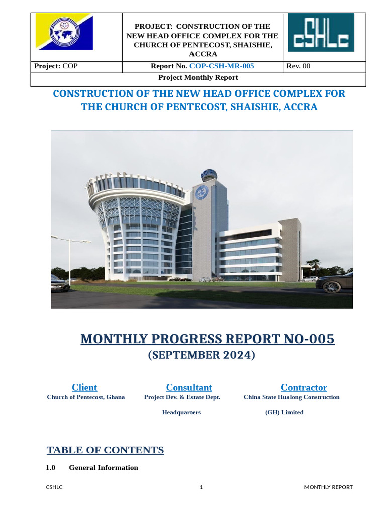 Cop Monthly Progress Report 004 | PDF