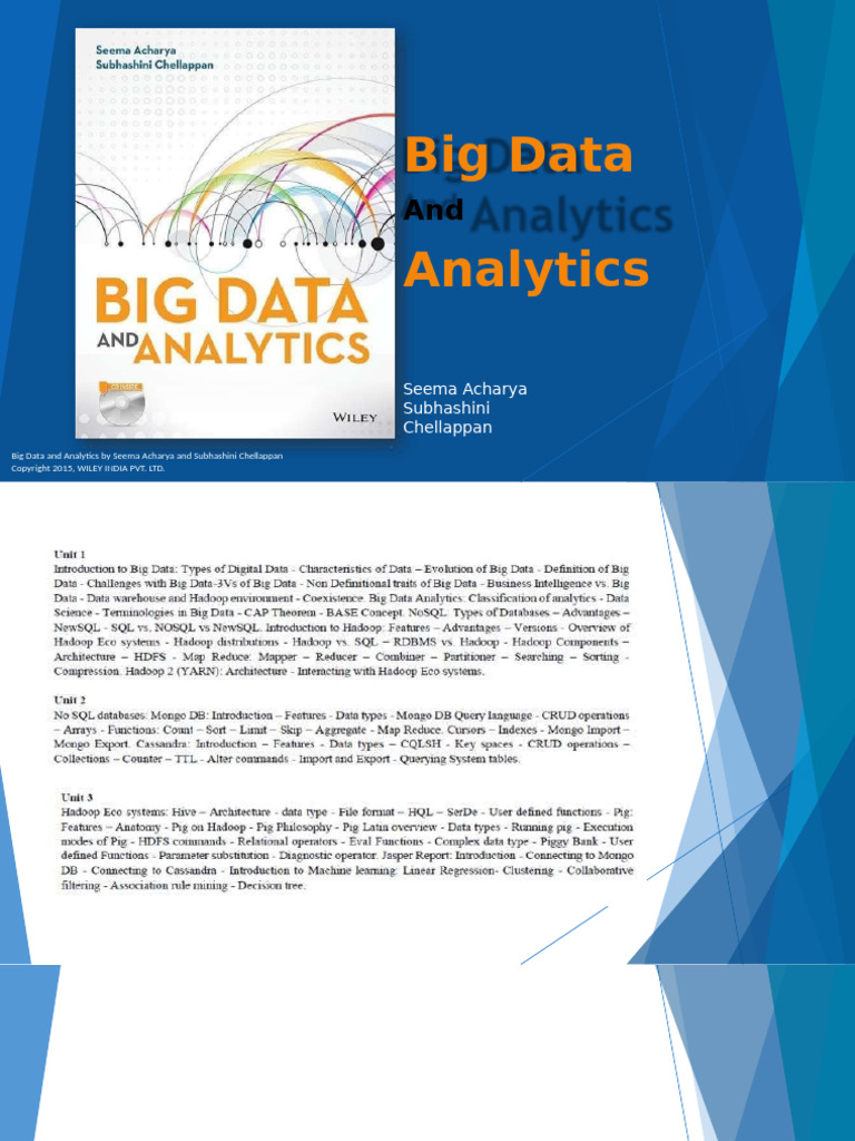 Chapter 1 To Chapter 3 - BDA | PDF