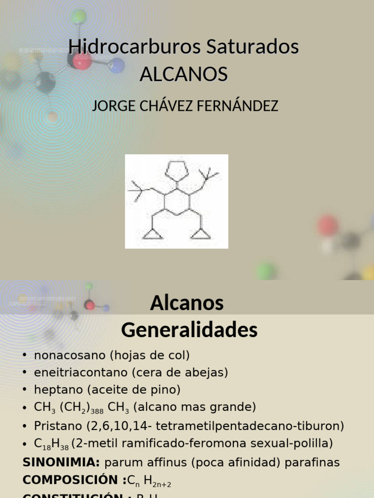 Alcanos Jorge Chavez | PDF