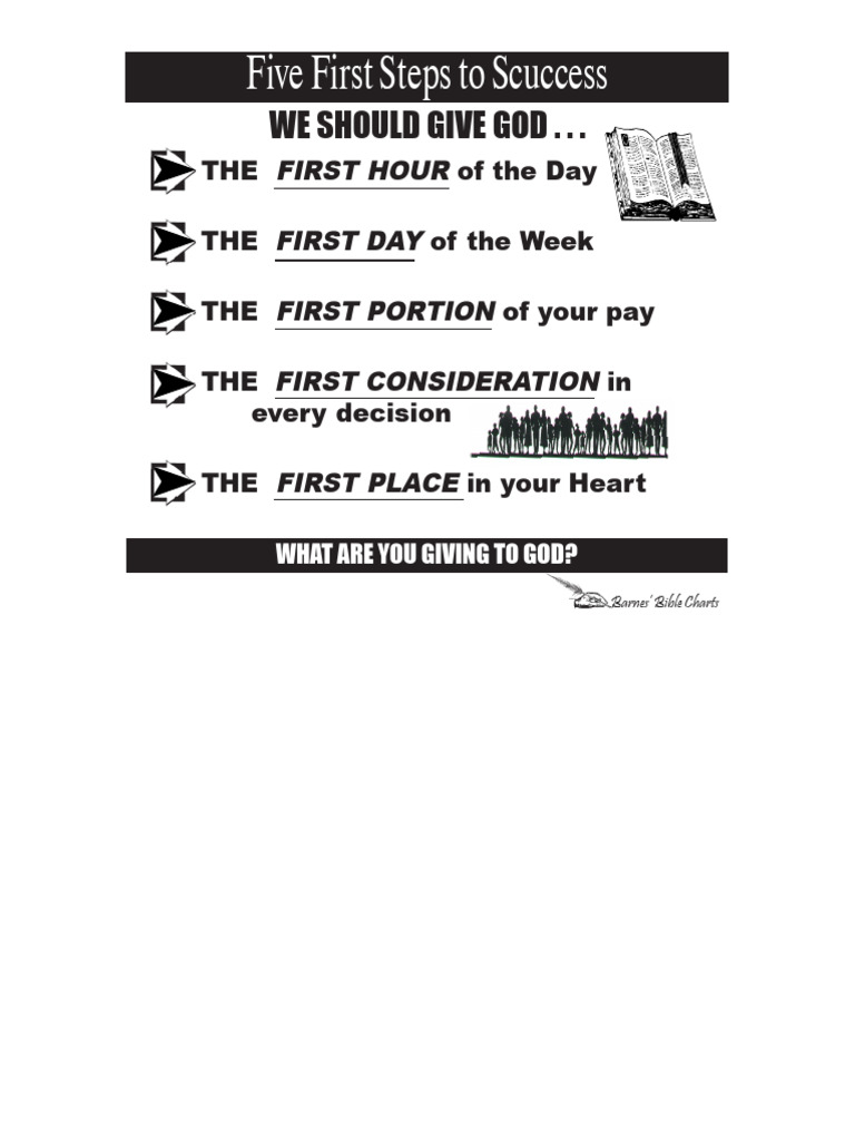 Five First Steps To Success | PDF